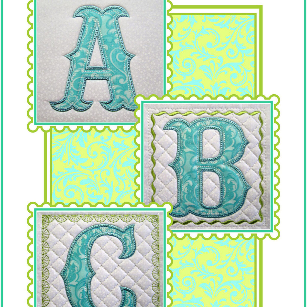 The Artistic Alphabet Downloadable Pattern – Quilting Books Patterns ...