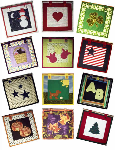 12 Months of 12" x 12" Quilts Pattern – Quilting Books Patterns and Notions