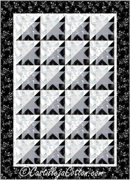 Shadow Stars Quilt Pattern Quilting Patterns – Quilting Books Patterns ...
