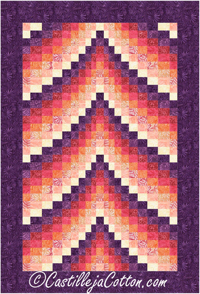 Sunset Mountains Quilt Pattern – Quilting Books Patterns and Notions