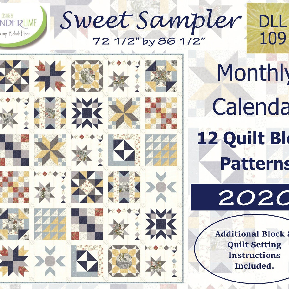 Sweet Sampler Downloadable Pattern – Quilting Books Patterns and Notions
