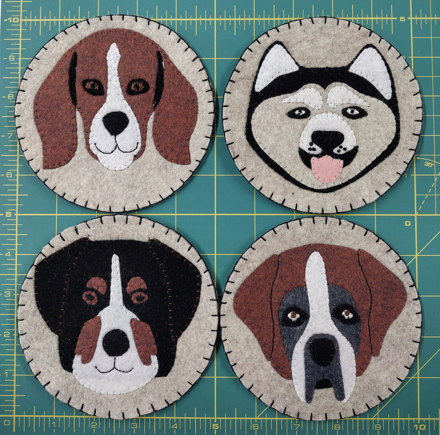 Dog Coasters Downloadable Pattern – Quilting Books Patterns and Notions
