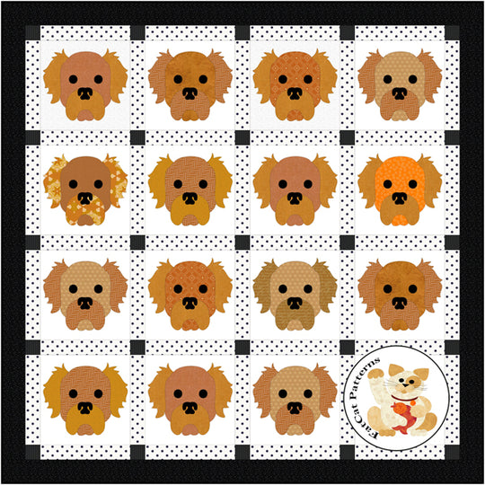 Dog Days, Golden Retriever Quilting Patterns – Quilting Books Patterns ...