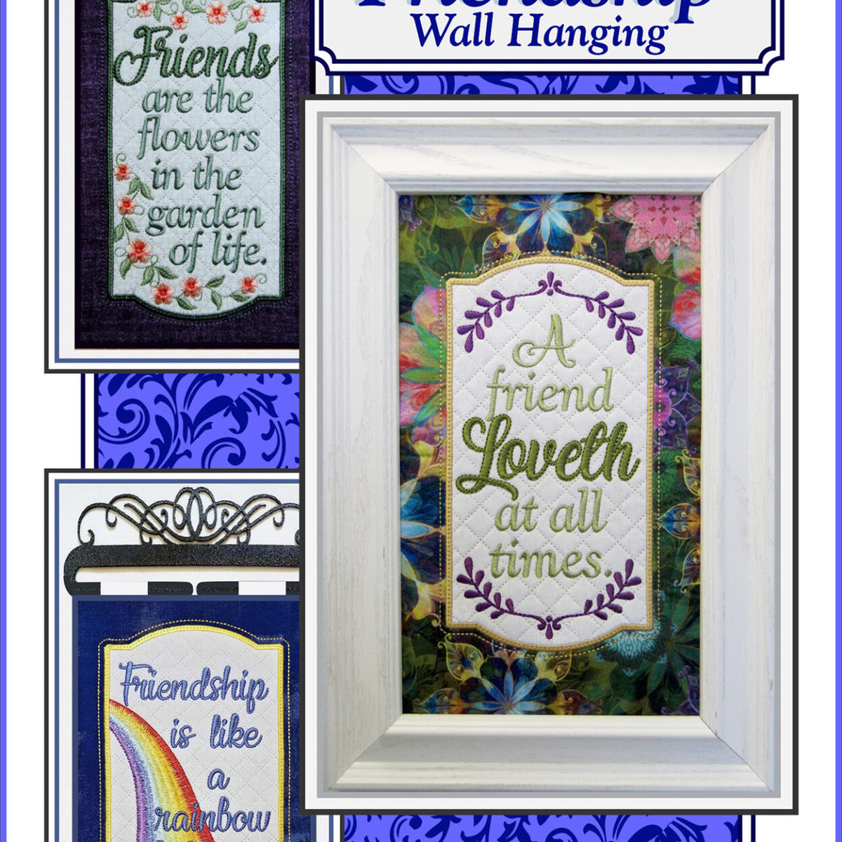 Friendship Display/Wall Hanging Downloadable Pattern – Quilting Books ...