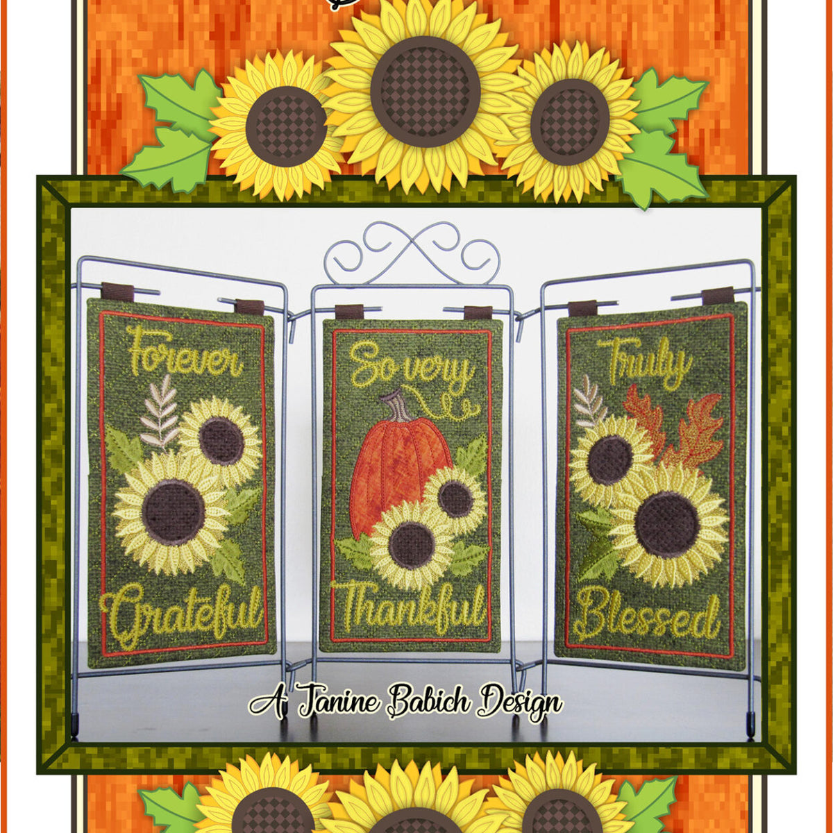 Grateful, Thankful, Blessed Table Top Display Downloadable Pattern ...
