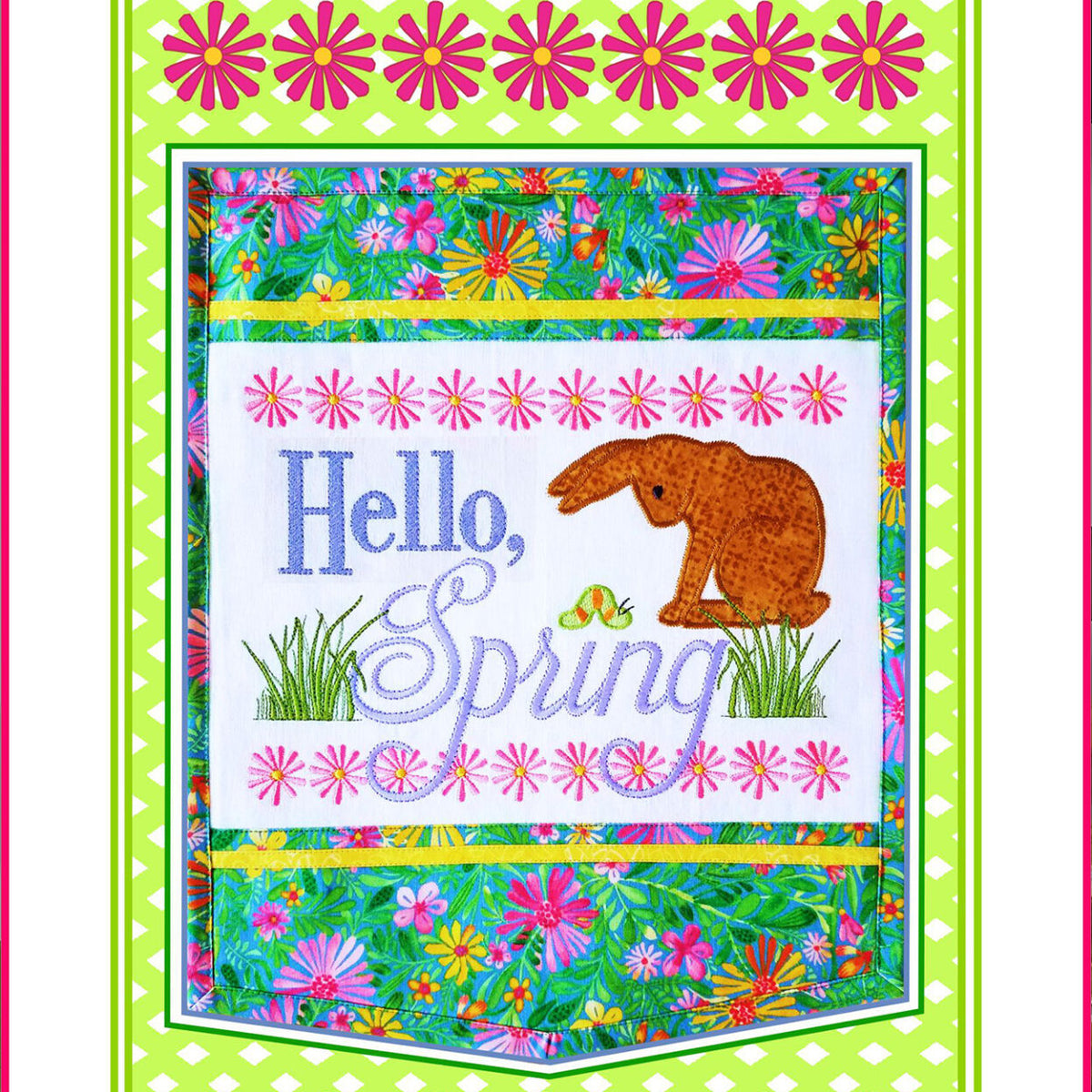 Hello Spring Table Top Display Downloadable Pattern – Quilting Books ...
