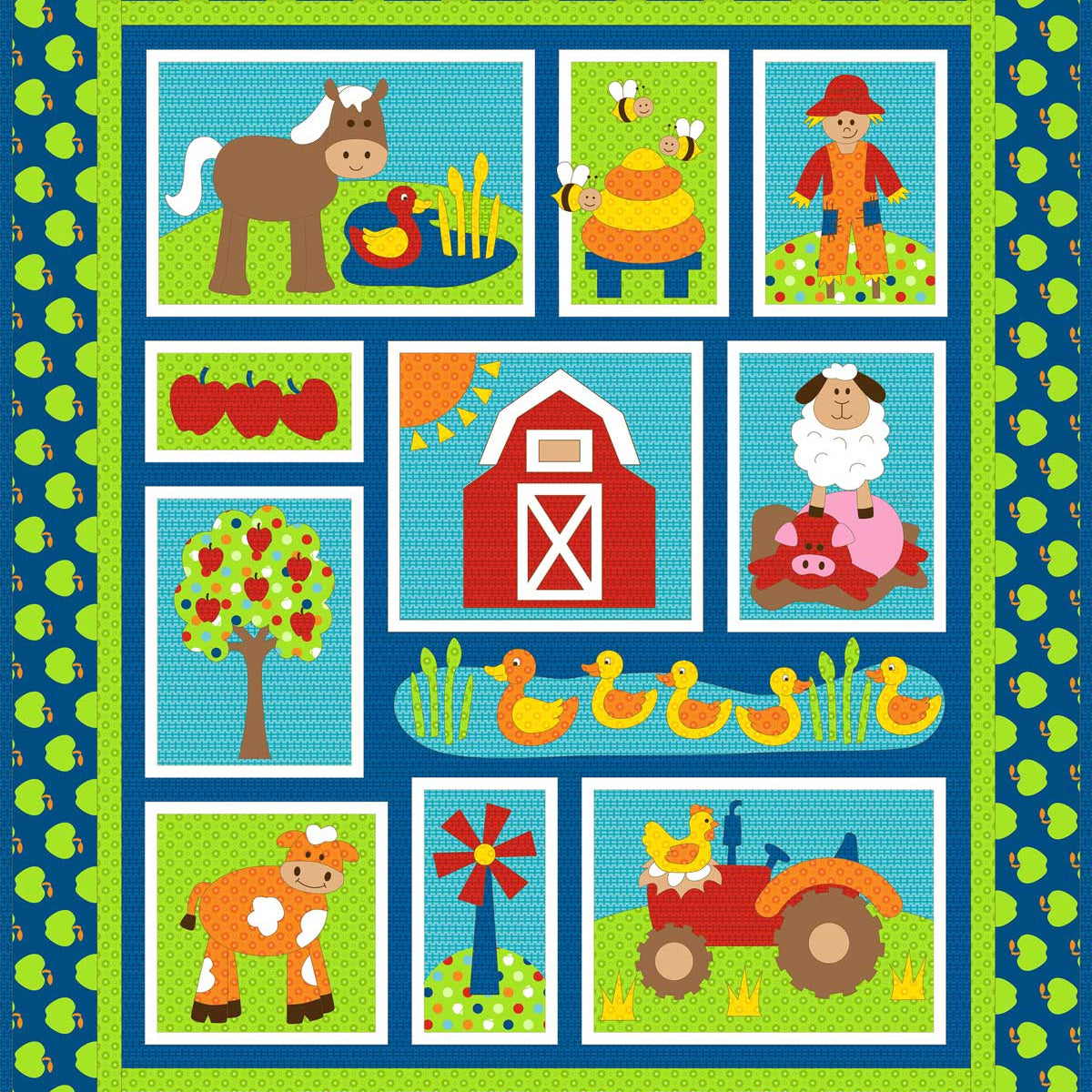 On The Farm Downloadable Pattern – Quilting Books Patterns and Notions