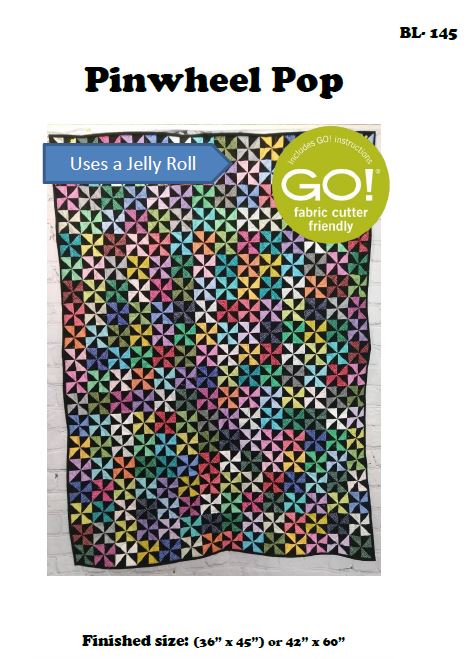 Pinwheel Pop Downloadable Pattern – Quilting Books Patterns and Notions