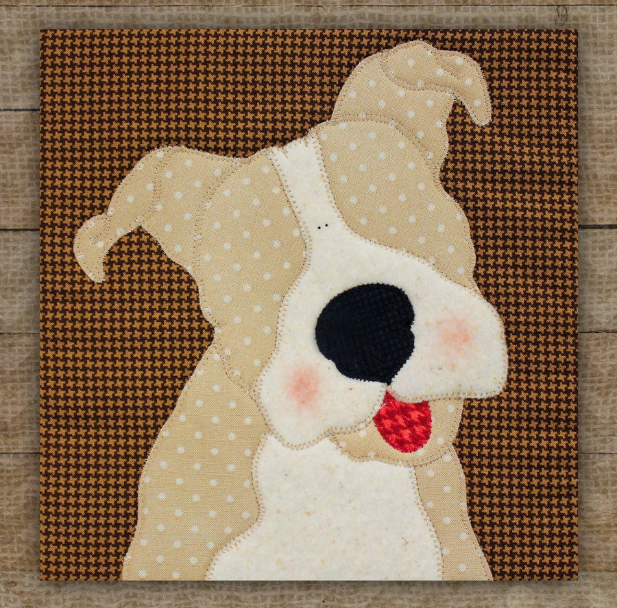Pit Bull Precut Fused Applique Pack QBPN Pattern – Quilting Books ...
