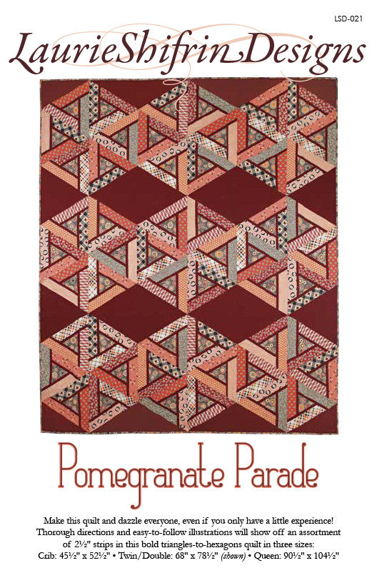 Pomegranate Parade Quilt Pattern Quilting Pattern – Quilting Books ...