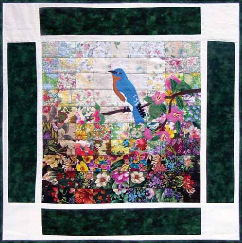“Rachel’s Bird Garden” Block #8: Bluebird Quilting Patterns – Quilting ...
