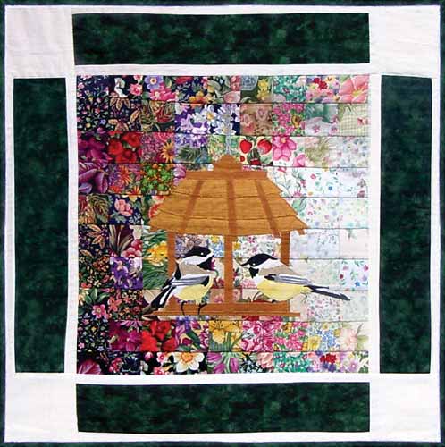 “Rachel’s Bird Garden” Block #4: Chickadee Quilting Patterns – Quilting Books Patterns and Notions