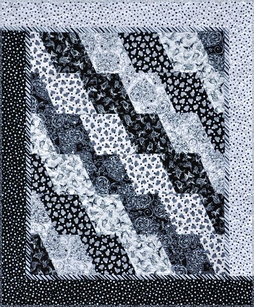 Avalanche, Black and White Patterns – Quilting Books Patterns and Notions