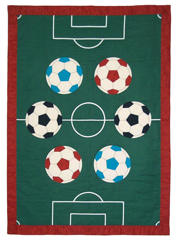 Soccer Quilt Pattern – Quilting Books Patterns and Notions