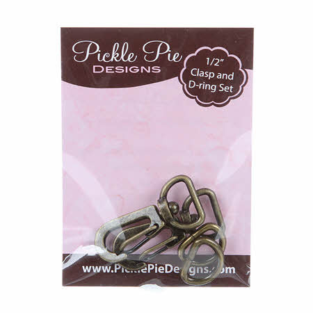 Clasp & D-Ring Set 1/2in Antique Brass Patterns – Quilting Books ...