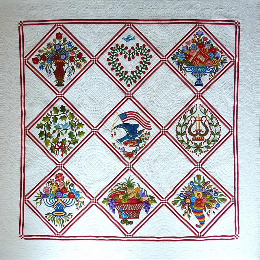 Baltimore Glory Pattern – Quilting Books Patterns and Notions